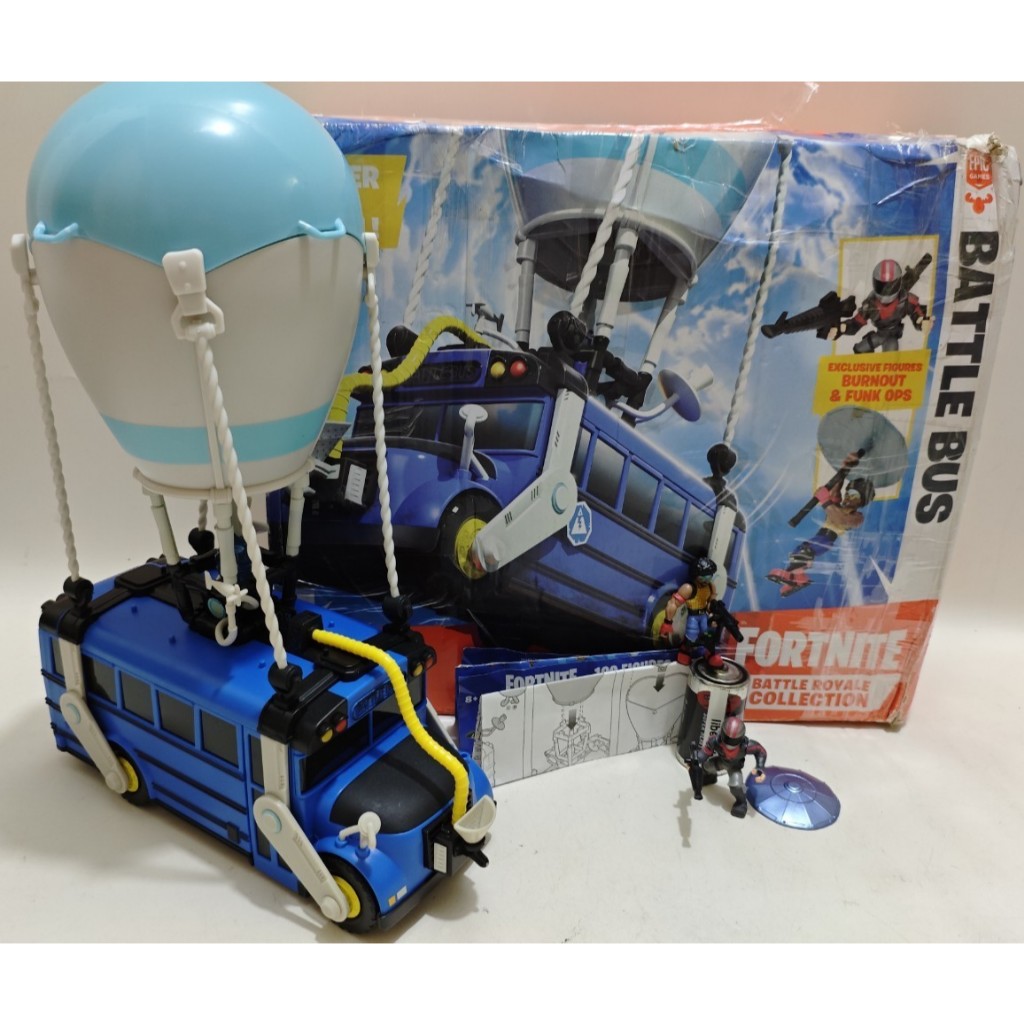 Jual Fortnite battle royal collection battle bus playset exclusive ...