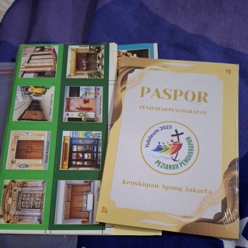 Jual LUCE Buku Paspor Peziarah Pengharapan yubelium 2025 PORTA SANCTA ...