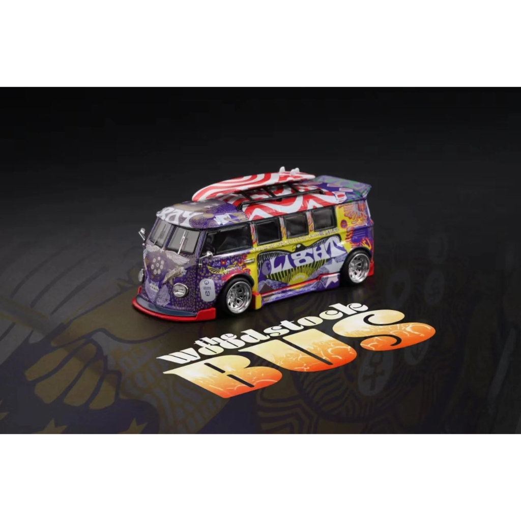 Jual Liberty64 1:64 Volkswagen T1 Wide Body Livery 1969 Woodstock ...