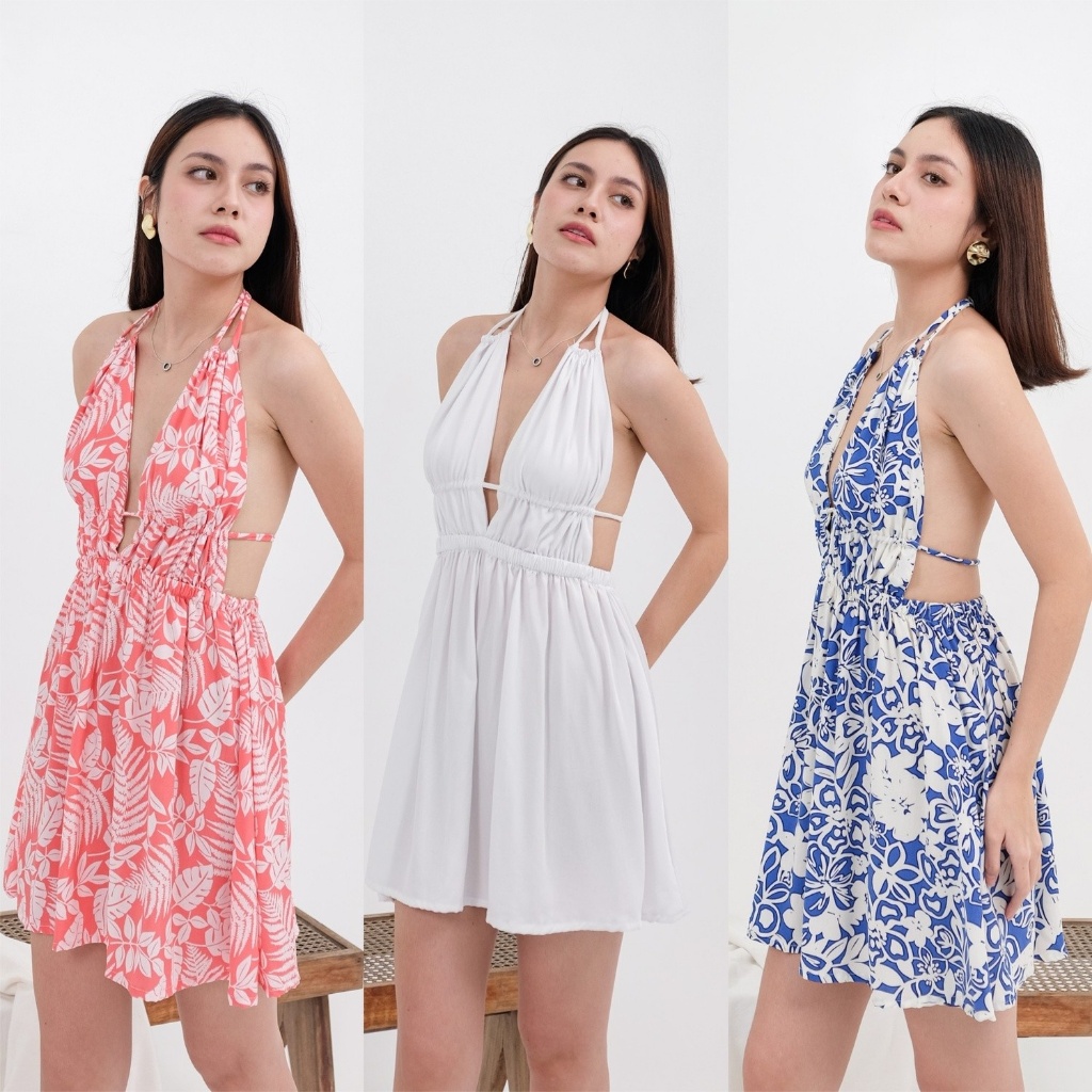 Jual Vinci Mini Dress - Backless Dress Sexy Pendek Bahan Rayon Premium ...