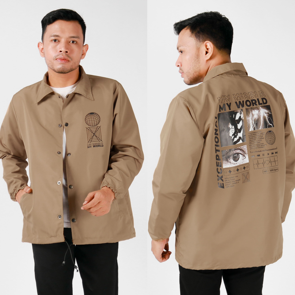 Jual JAKET COACH WINDBREAKER TASLAN WATERPROOF PRIA DAN WANITA POLOS ...