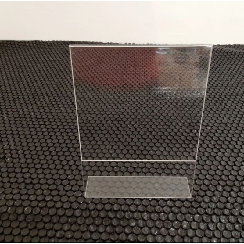 Jual display menu A4/tent card A4/papan menu model L | Shopee Indonesia