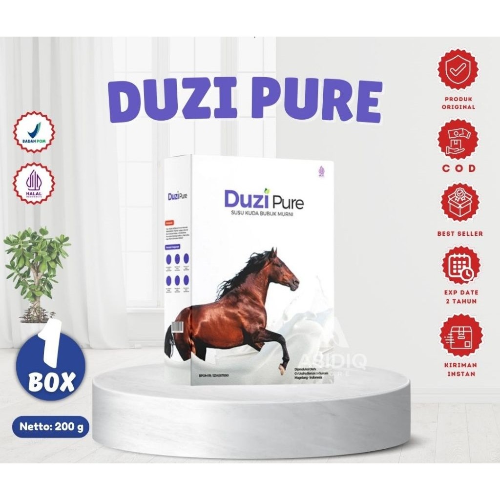 Jual Duzi Pure - Susu Kuda Liar Bubuk Minuman Sehat Menjaga Persendian ...