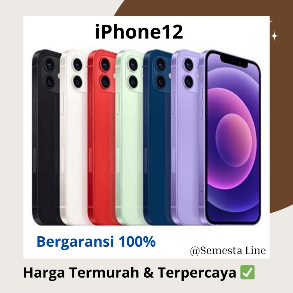 Jual ( Semesta Line) APPLE iPhone12/12Mini 128GB/64GB Original 100% Fullset Like New Second ...