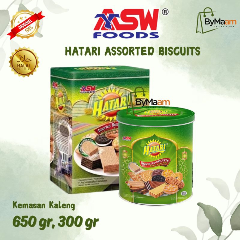 Jual Biskuit HATARI Assorted Biscuits Kaleng 300gr, 650gr | Shopee ...