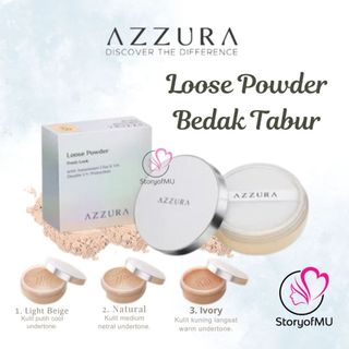 Jual StoryofMU - AZZURA Loose Powder 30gr | Light Beige Natural Ivory ...