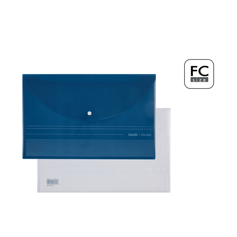 Jual [Pelangi Stationery] BANTEX File Bag Map Kancing Transparan Ukuran ...