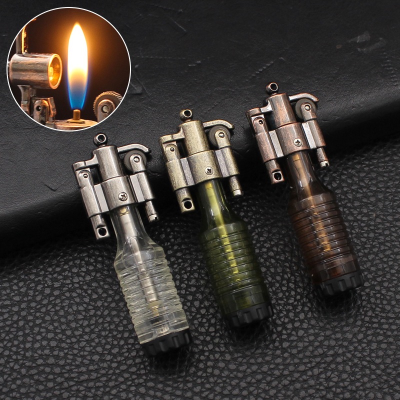 Jual Korek Api Roda Api Gas Transparent Baida Lighter BD-8019-1 ...