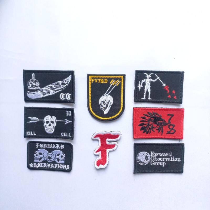 Jual Forward Observation Group | FOG | patch bordir | Shopee Indonesia