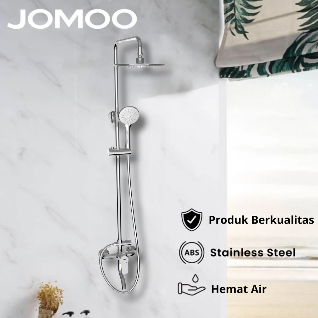 Jual JOMOO Shower Mandi Set Hemat Air / Shower Set Mandi P36411-484/1B-I011 | Shopee Indonesia