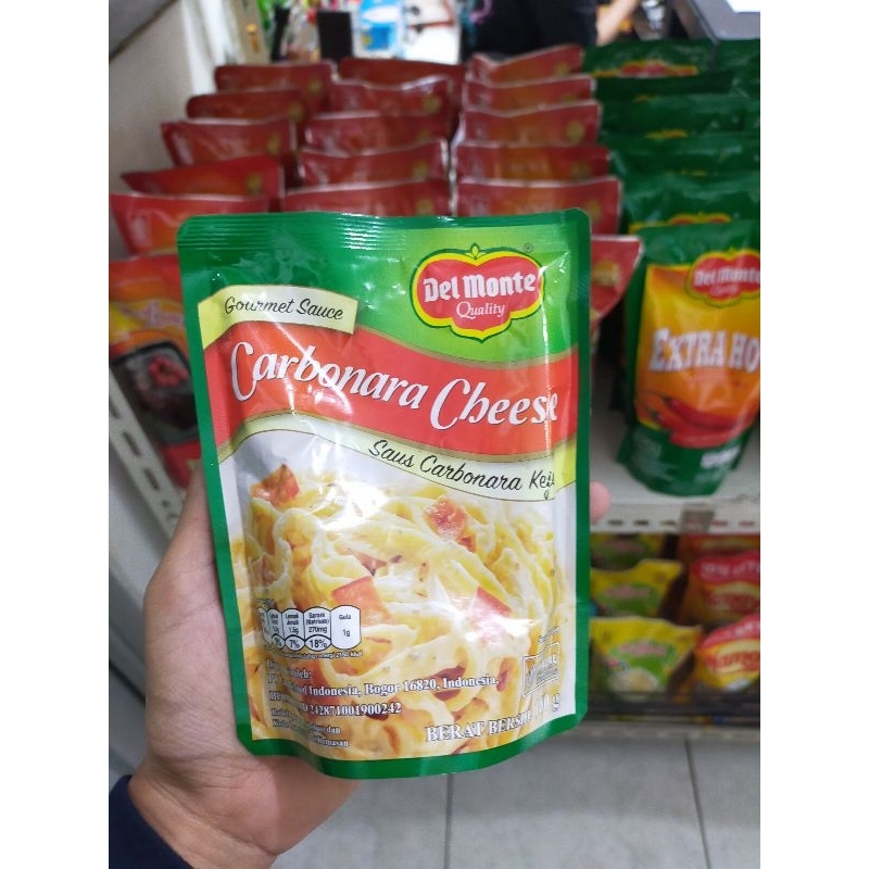 Jual DELMONTE CARBONARA CHEES 250G | Shopee Indonesia