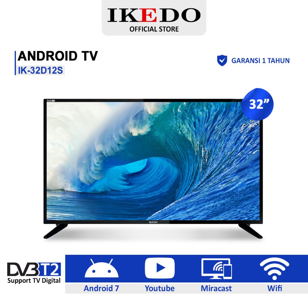 Jual IKEDO TV LED 32 inch Android Smart TV Digital IK-32D12S FULL HD ...