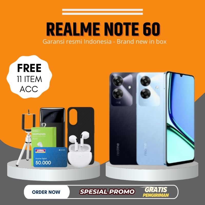 Jual Relme Note 60 4GB/64GB 6GB/128GB Garansi Resmi | Shopee Indonesia