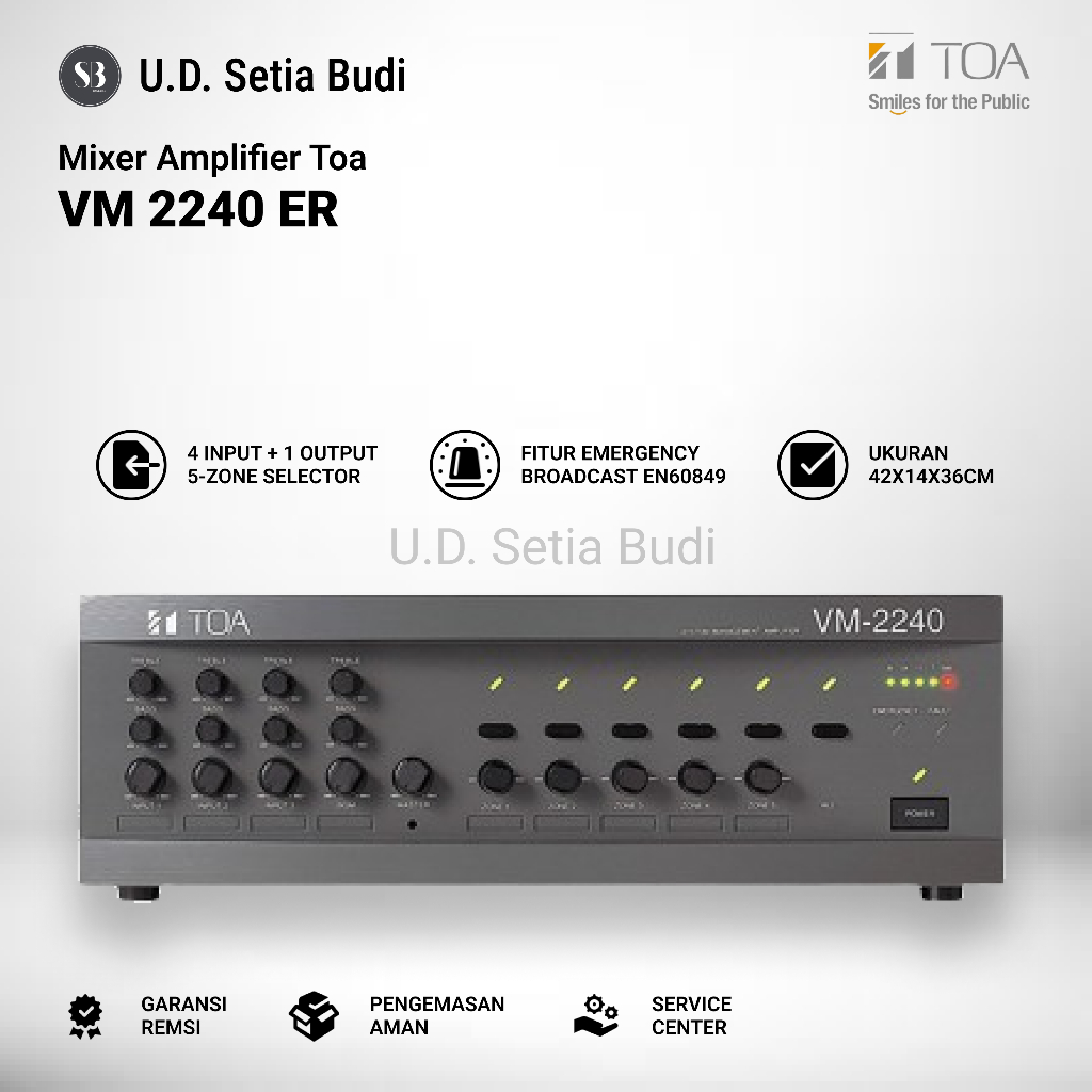 Jual TOA Sistem Manajemen Amplifier (ER Version) VM-2240 | Shopee Indonesia