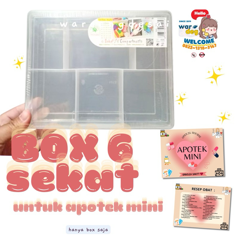 Jual BOX 6 SEKAT UNTUK APOTEK MINI | Shopee Indonesia