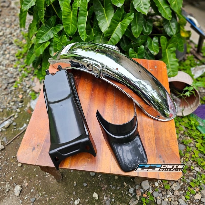 Jual slebor spakbor belakang GL100 GL 100 Threestar set sambungan dan ...