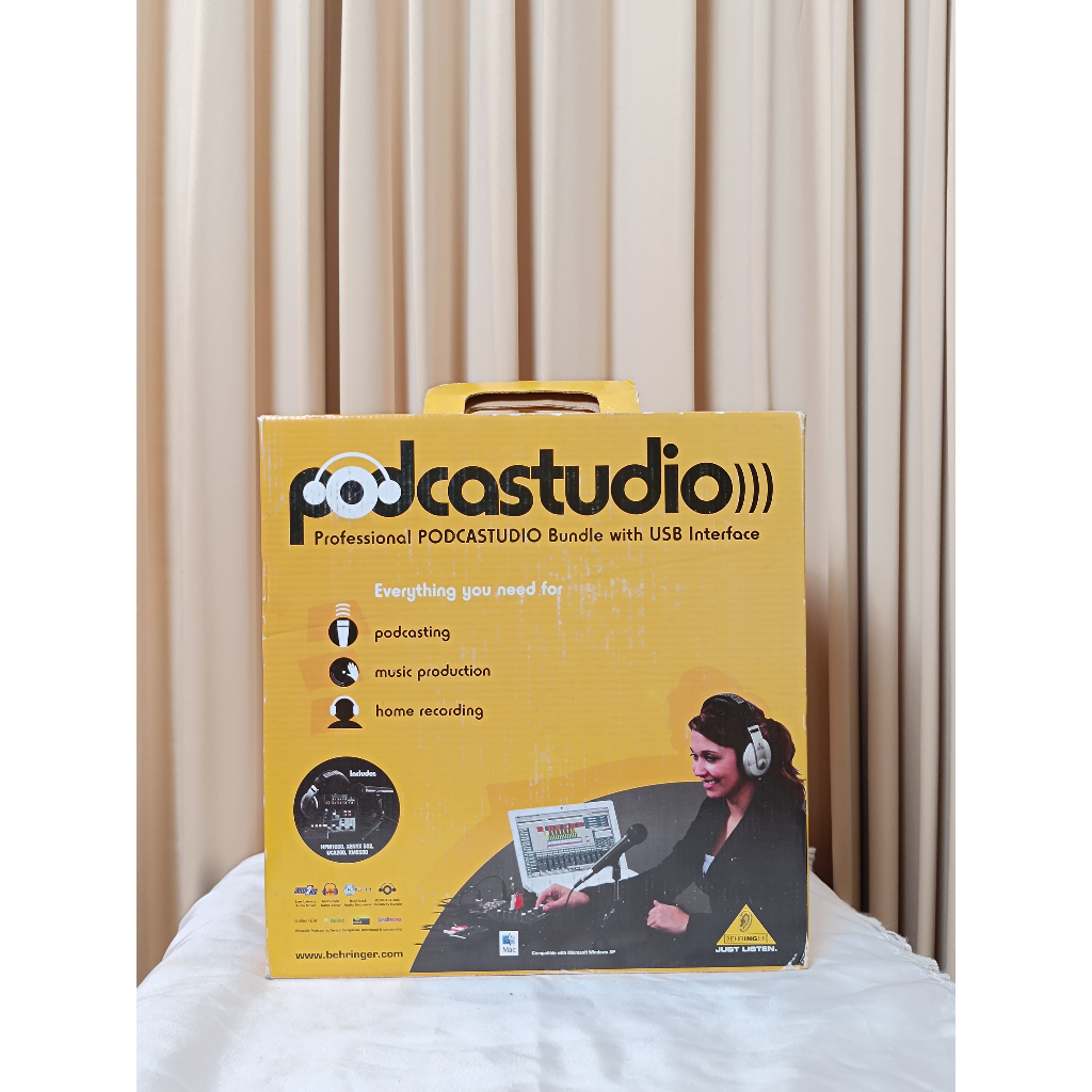 Jual Behringer Pod Castudio Bundle with USB/Audio Interface + Headphone ...