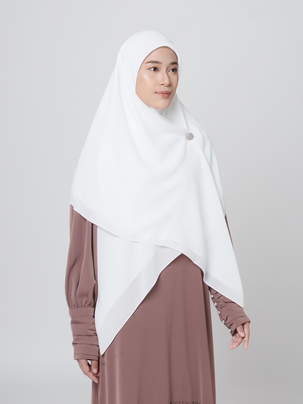 Jual napocut Hijab - Inshirah Syar'i - Hijab Syar'i Segiempat Polos Premium 140 x 140 cm ...