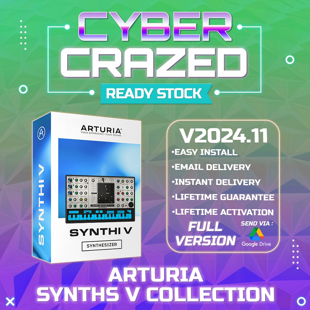 Jual Arturia Synth V-Collection 2024.11 Full Version (Versi Terbaru) | Shopee Indonesia