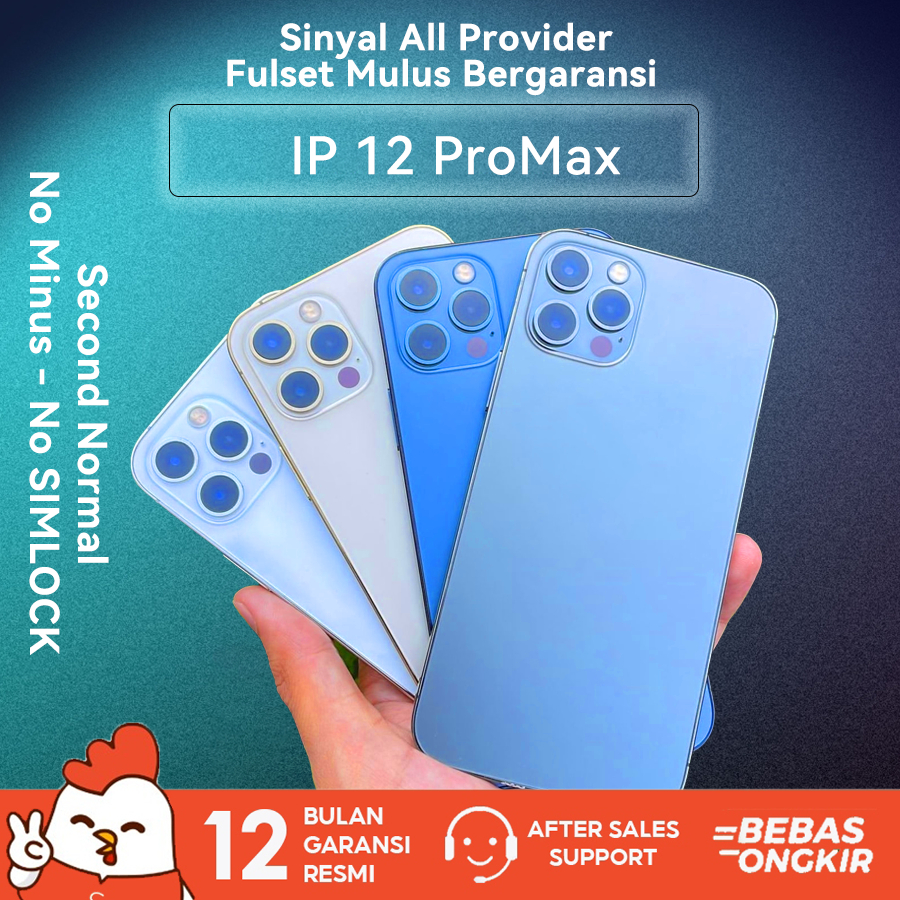Jual iPhonee 12 Pro Max 128GB 256GB Second ORIGINAL Fullset /Mulus Like New/ Bergaransi | Shopee ...