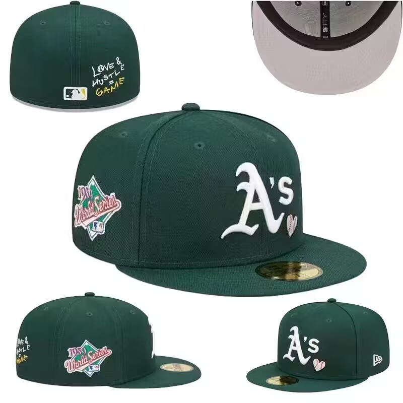 Jual Topi Snapback Fitted Oakland Green White Hijau Putih World Series ...
