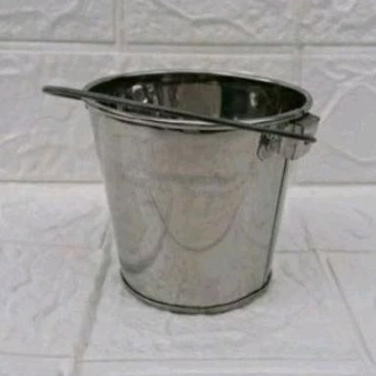 Jual Ember Stainless Ukuran 15cm Kerajinan Tangan | Shopee Indonesia