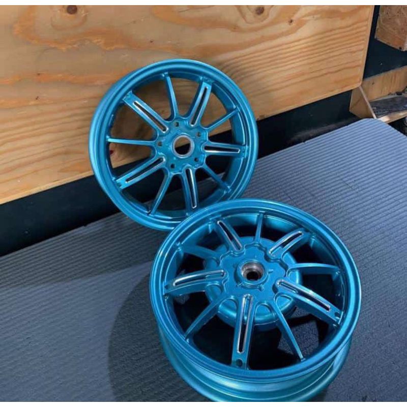 Jual Velg Drag non brand Ice Blue Special Colour Vespa Sprint Primavera ...