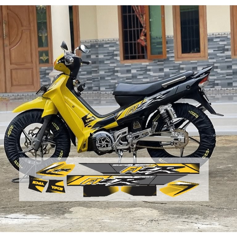 Jual STRIPING VARIASI FIZR MALAYSIA FIZ R KUNING HITAM | Shopee Indonesia