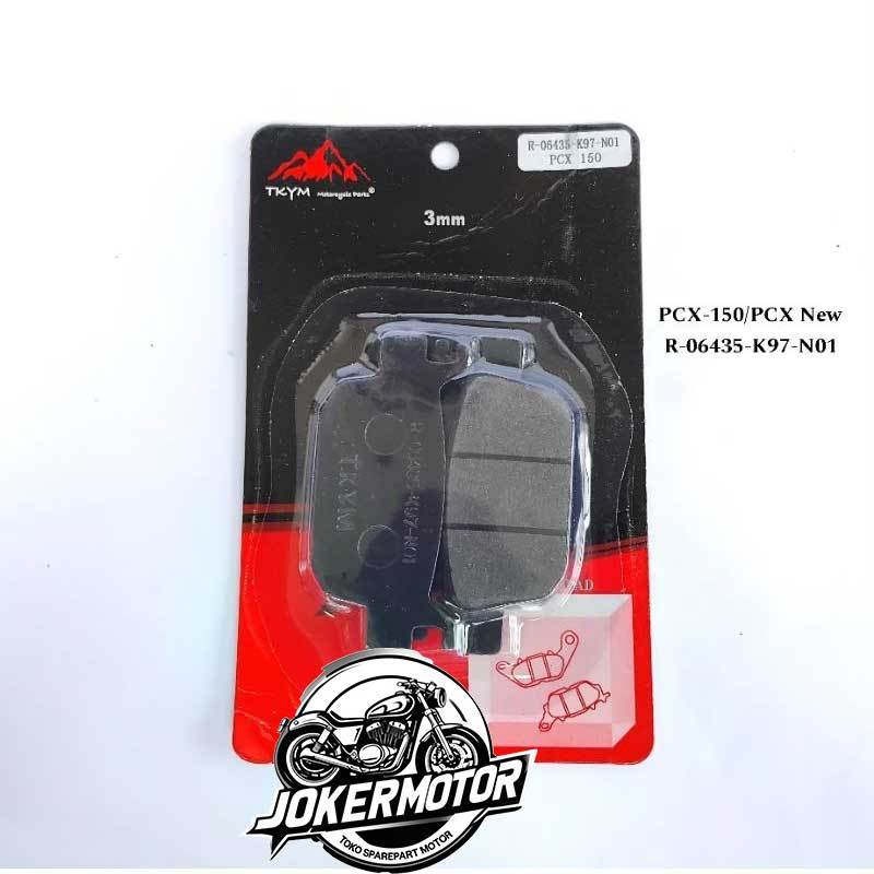 Jual DISC PAD PLAT 3MM ( NON ASBES ) KAMPAS CAKRAM BELAKANG PCX NEW PCX ...