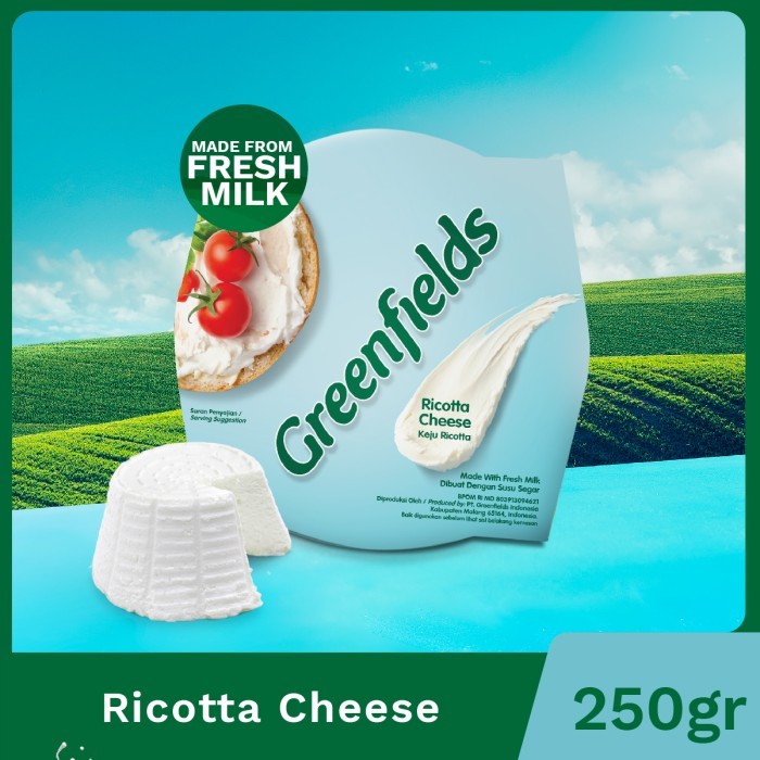 Jual Keju Greenfields - Ricotta Cheese 250 g | Shopee Indonesia