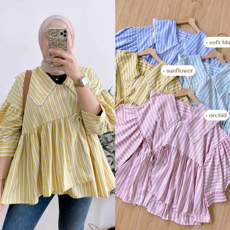 Jual LINKA BLOUSE/BLOUSE WANITA KEKINIAN | Shopee Indonesia