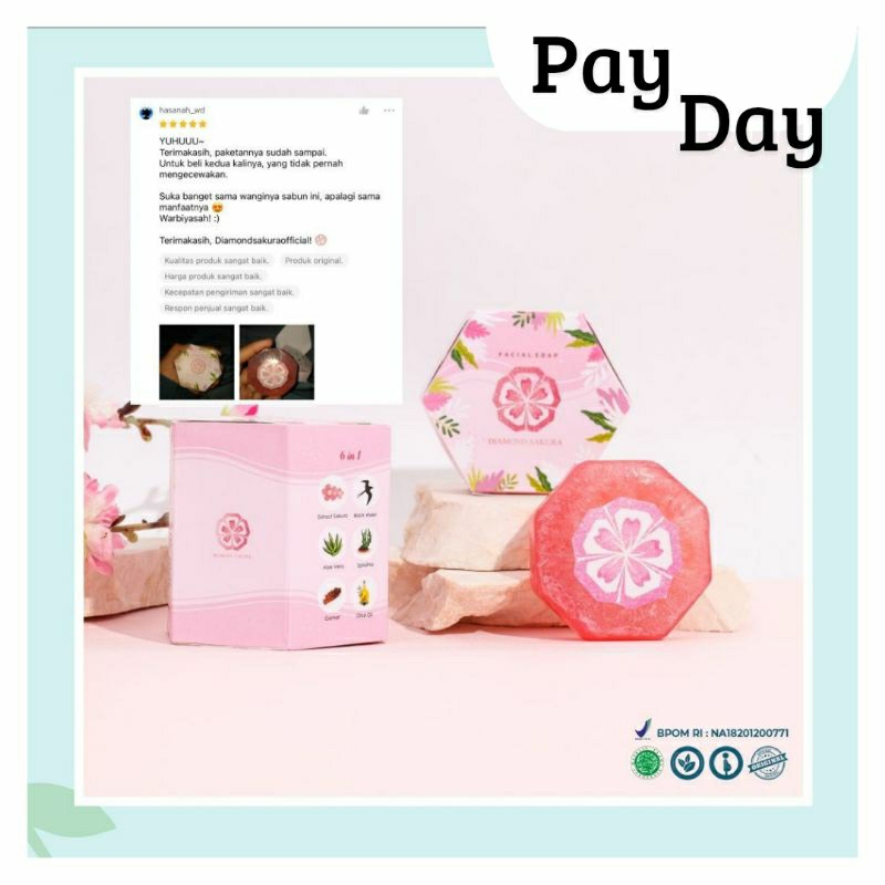 Jual [FREE Gift ] Sabun Wajah | Facial Soap | Diamond Sakura | Diamond ...