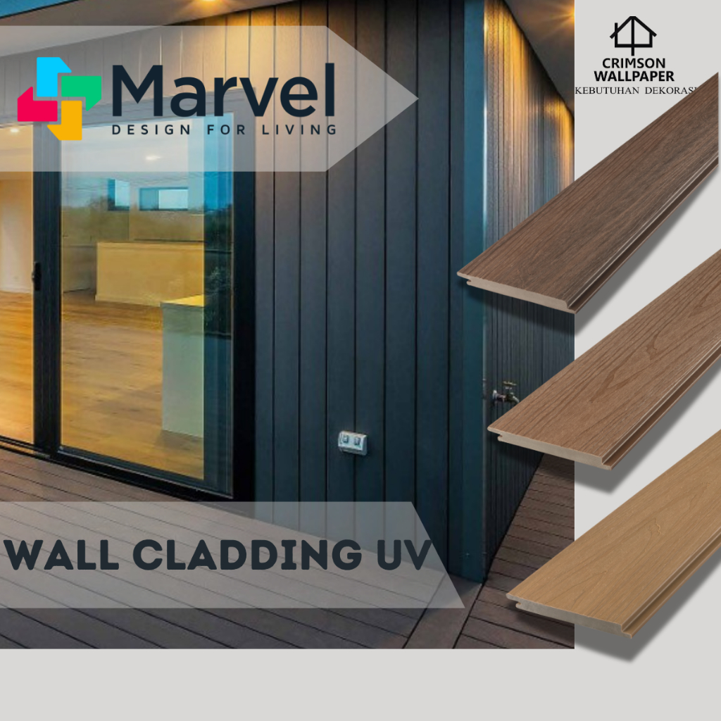 Jual WALLPANEL WPC OUTDOOR | WALL CLADDING UV CL1 SERIES NEOWOOD MARVEL ...