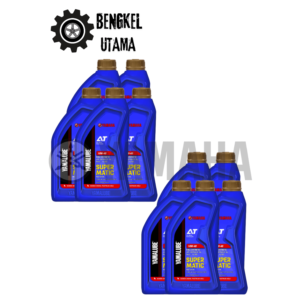 Jual 10 BOTOL Yamalube Super Matic Oil 1L Bertanda SNI | Shopee Indonesia