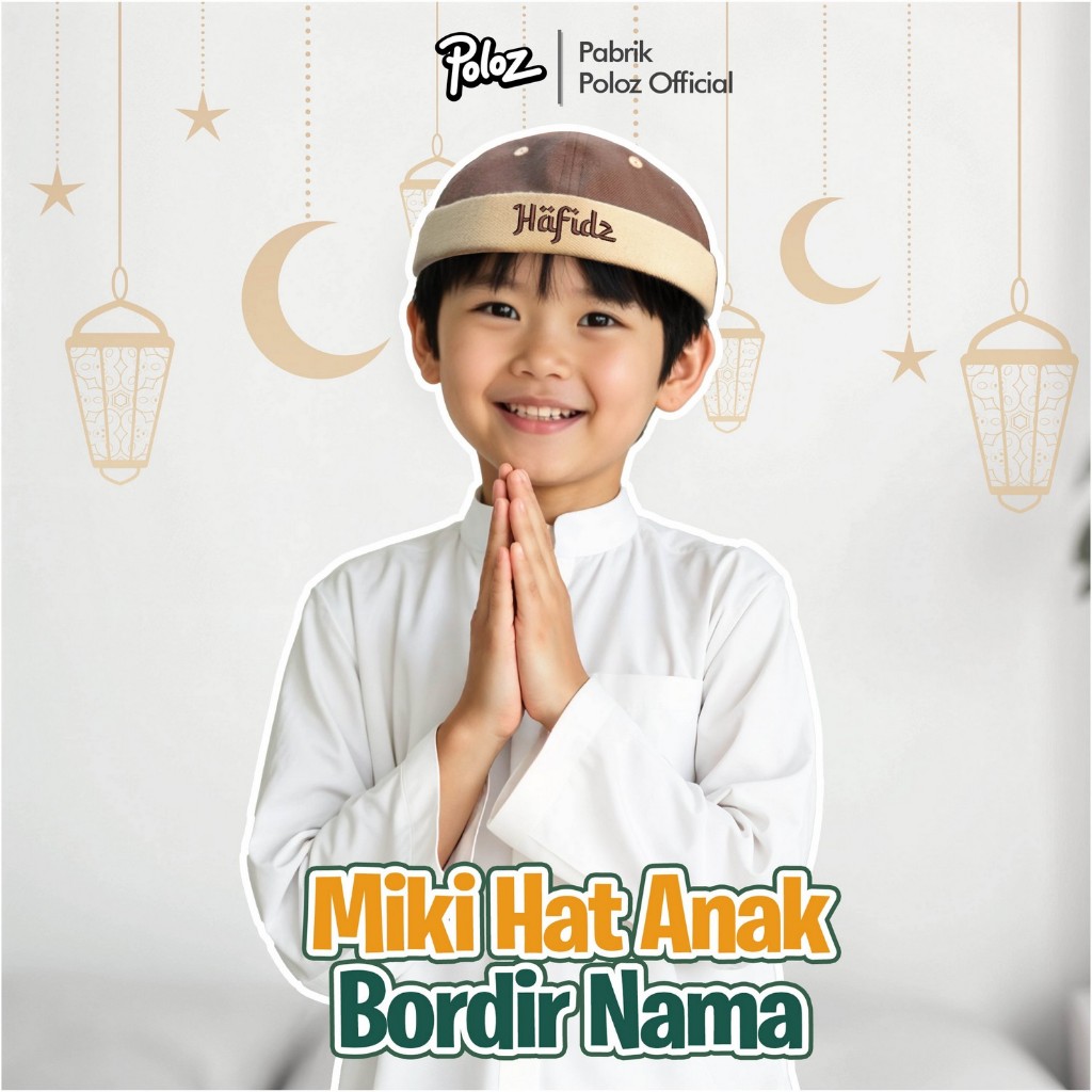 Jual PECI MIKI HAT ANAK PECI NAMA ANAK PECI BORDIR NAMA ANAK KOPEAH ...
