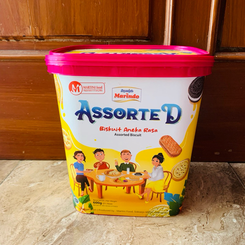 Jual Superquin Marindo Assorted Biskuit Aneka Rasa 600gr | Shopee Indonesia