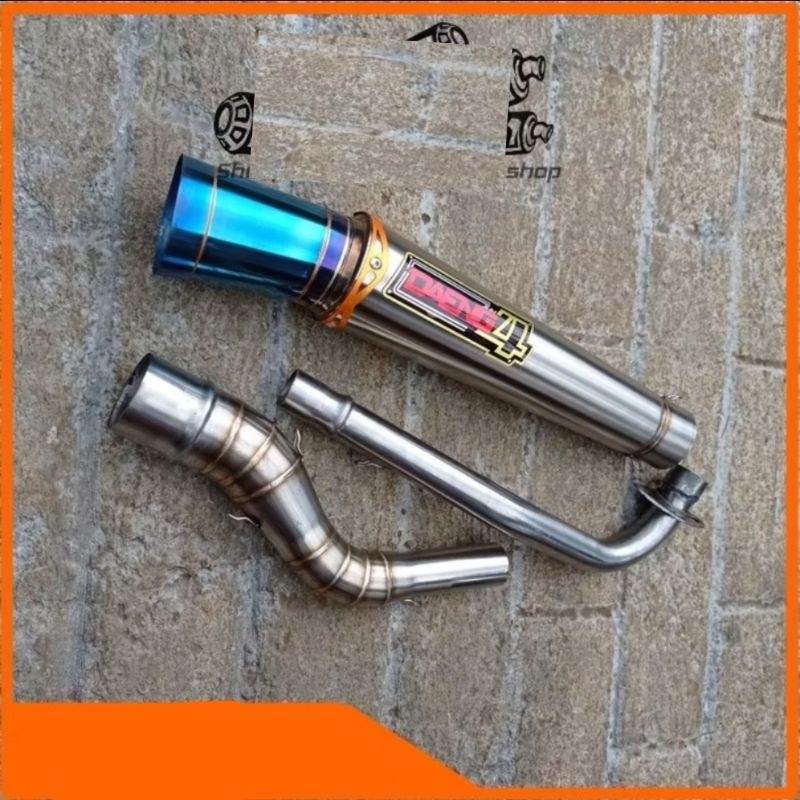 Jual Ekzos Racing Daeng sai4 Exhaust pipe 28Mm manifold PNP kriss110 ...