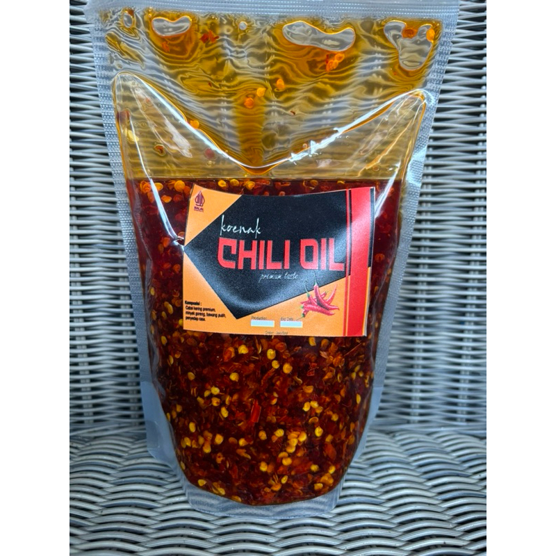 Jual Chili Koenak HALAL MUI Kemasan 500 gram, chili oil halal pedas ...