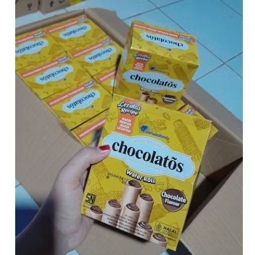 Jual CHOCOLATOS 1 BOX ISI 24 PCS (@500-an) | Shopee Indonesia