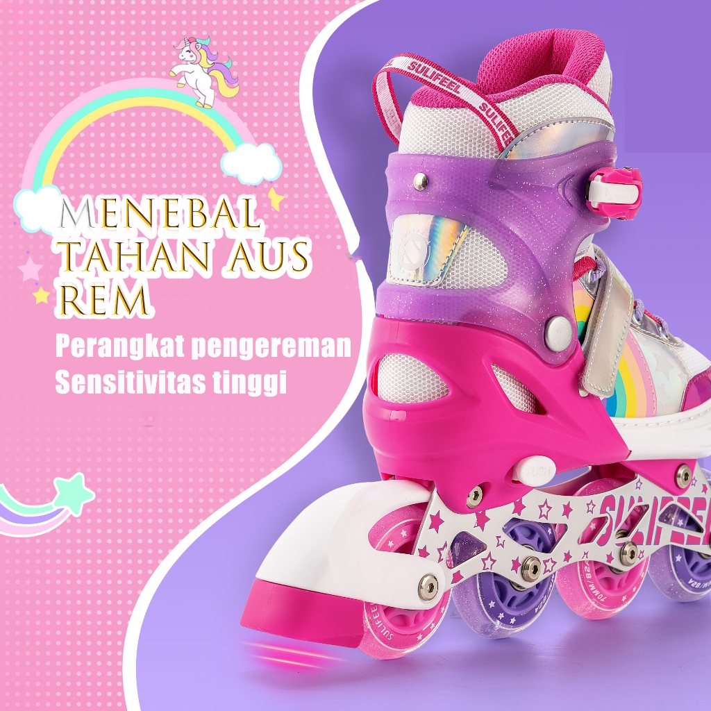 Jual Sepatu Roda Adjustable Roda Bercahaya - Hadiah Ulang Tahun/ Natal ...