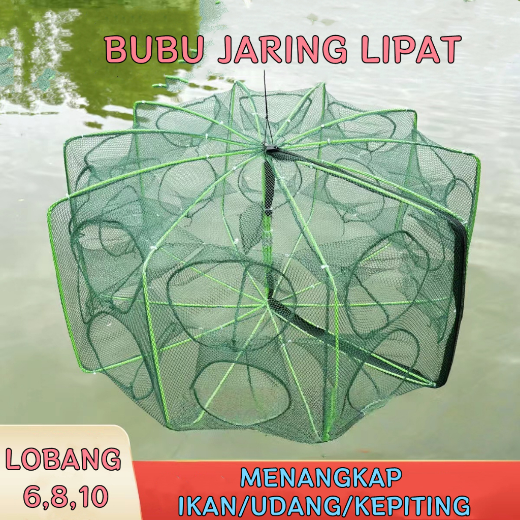 Jual Perangkap Jebakan Jaring Jala Prangkap Lipat Ikan Udang Kepiting ...