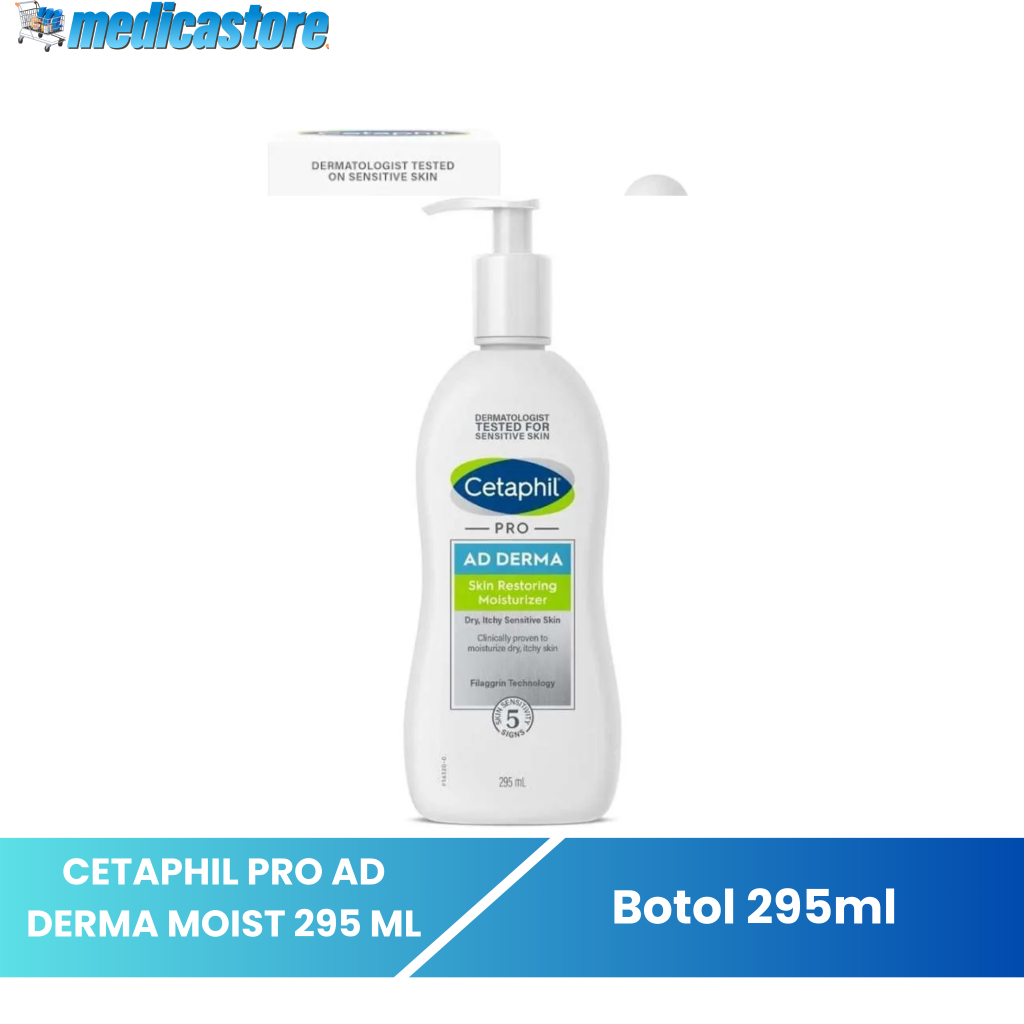 Jual Cetaphil PRO AD Derma Skin Restoring Moisturizer 295 ml | Shopee ...