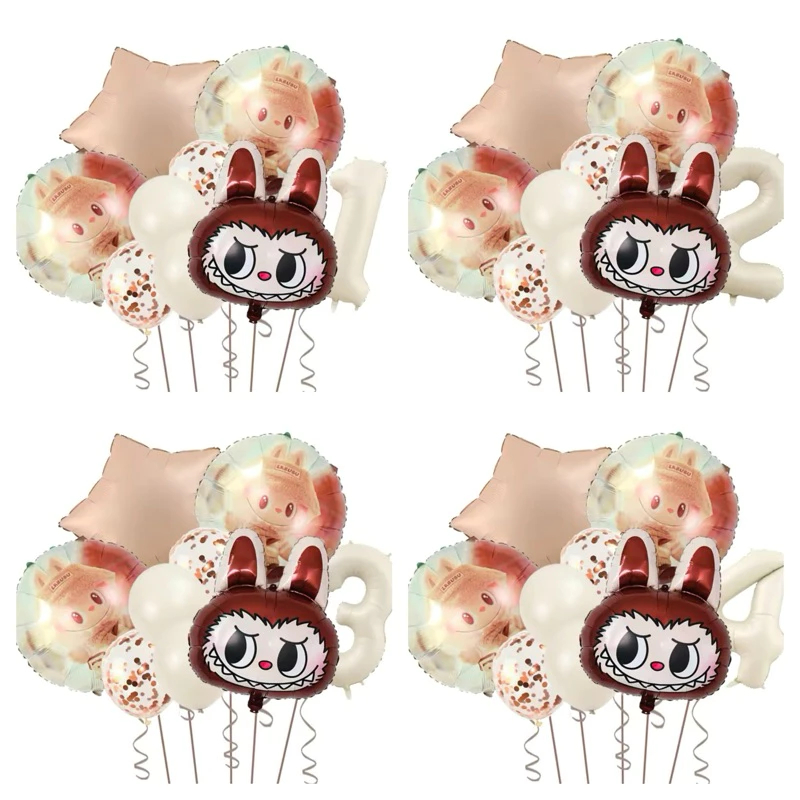 Jual Paket Balon Labubu Zimomo Angka The Monsters | Shopee Indonesia