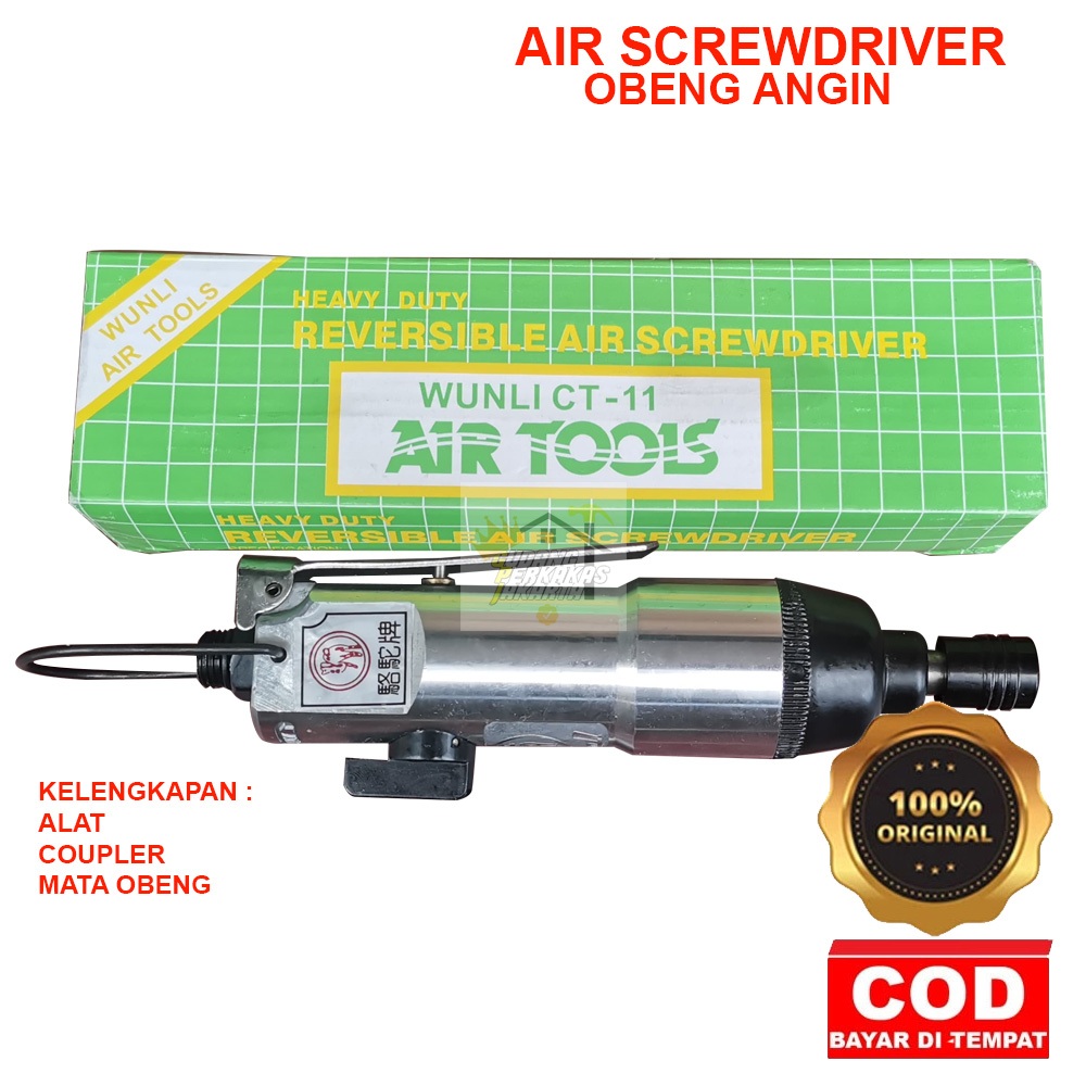 Jual Air Screwdriver Obeng Angin Camel Wunli CT-11 Reversible CT11 ...