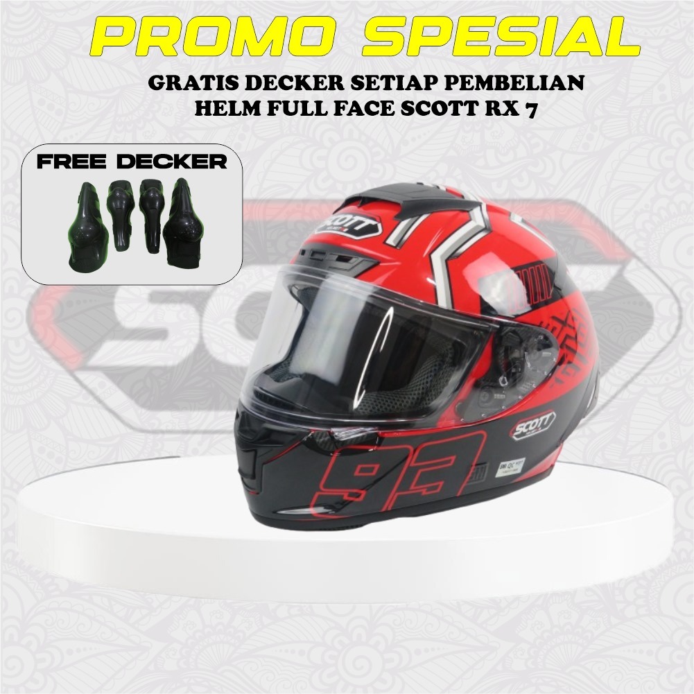 Jual Helm Scott RX 7 FF scott RX7/ Helm FF x14/ Helm FF Ala2 / Helm ...
