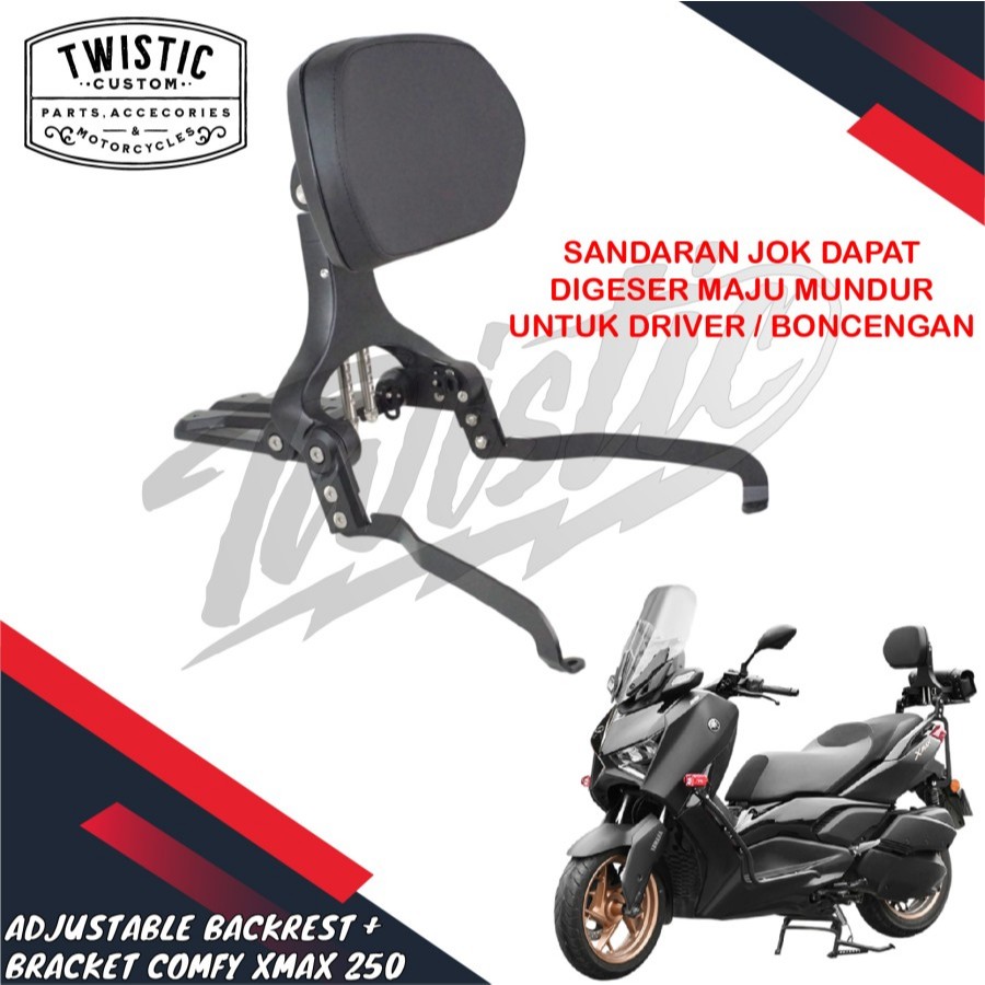 Jual Adjustable Backrest Comfy Senderan Sandaran Jok Driver Boncenger ...