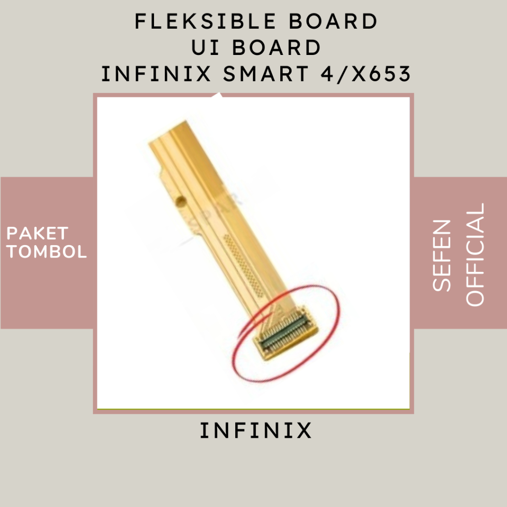Jual FLEXIBEL UI BOARD - FLEXIBLE MAIN BOARD TENGAH INFINIX SMART 4 / X653 - INFINIX SMART 4 ...