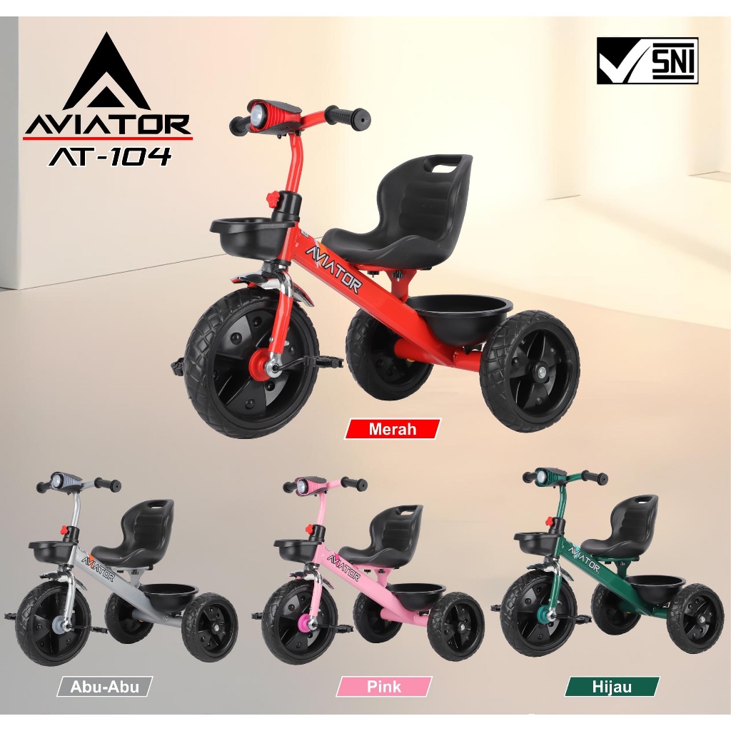 Jual SEPEDA ANAK AVIATOR AT-104 /SEPEDA ANAK RODA TIGA AVIATOR AT-104 ...