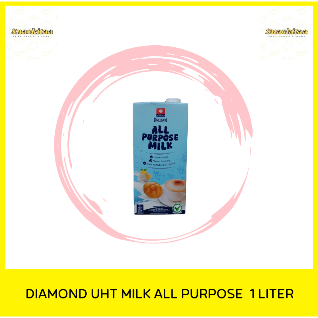 Jual DIAMOND UHT MILK ALL PURPOSE 1L GREAT FOR COFFE, BETTER FOAMING ...