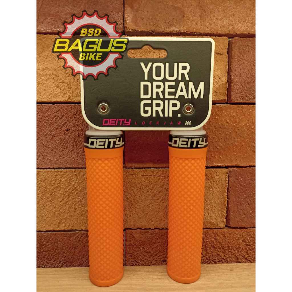Jual DEITY Grip SS LOCKJAW GRIPS Orange | Shopee Indonesia